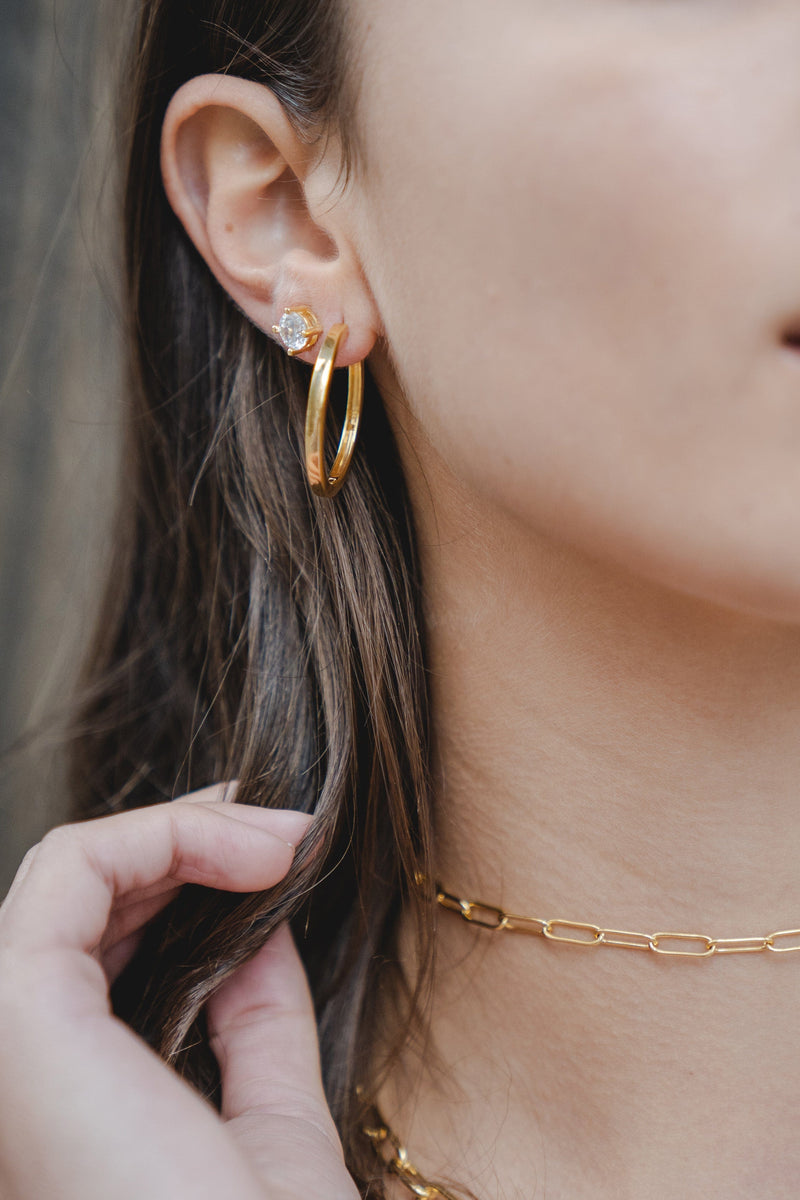 9ct Gold Wide Link Chain Necklace – Lilywho